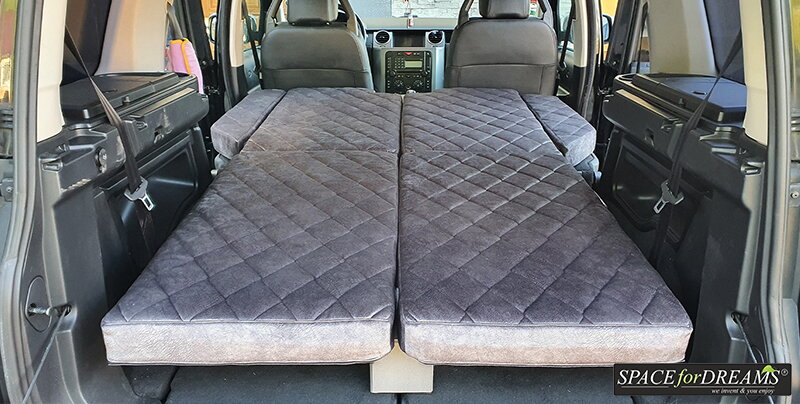 SPACEBED® foldable car mattress for Land Rover Discovery 3 ...