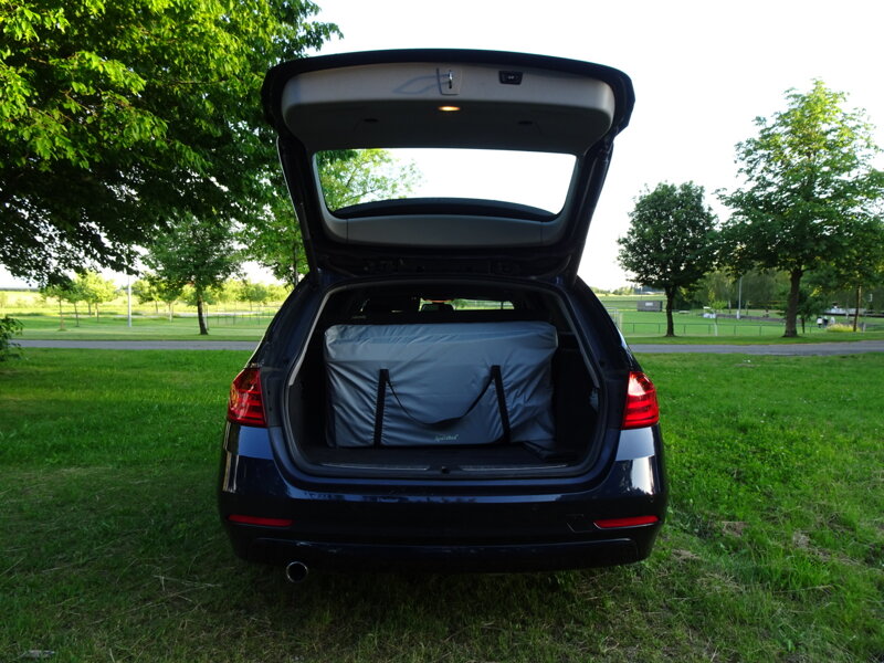 Trunk foam mattress - SPACEBED® for BMW 3 Touring | space4dreams.com