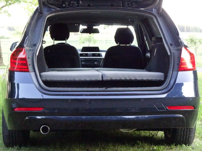 Trunk foam mattress - SPACEBED® for BMW 3 Touring | space4dreams.com